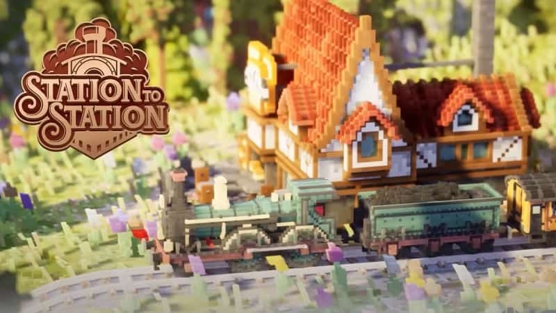 Station to Station, a Colorful Voxel Art Railroad-building Game ...
